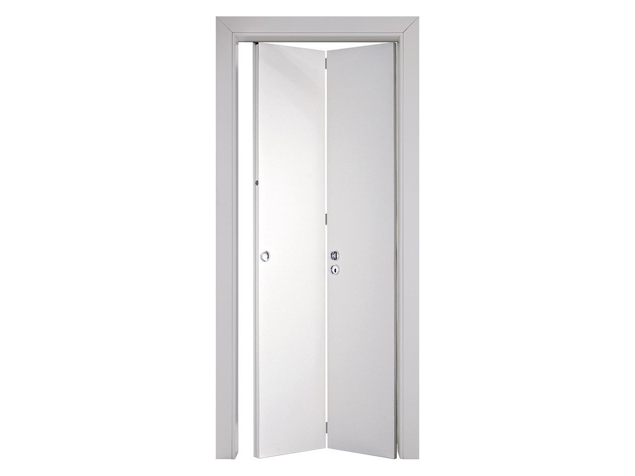 Porta Pieghevole Open 60XH210 cm Bianca Apertura a Destra - Iperceramica