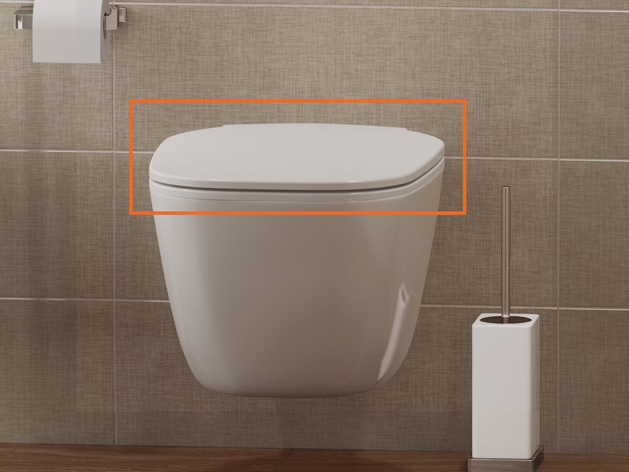 Oslo Toilet Seat Slim with Soft-Close - Iperceramica-mt