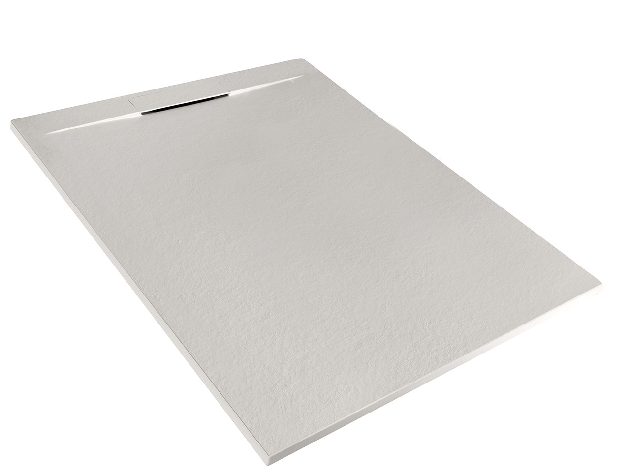 Duschwanne Matic 90x120 cm Harz mit gehämmerter Steinoptik Grau ...