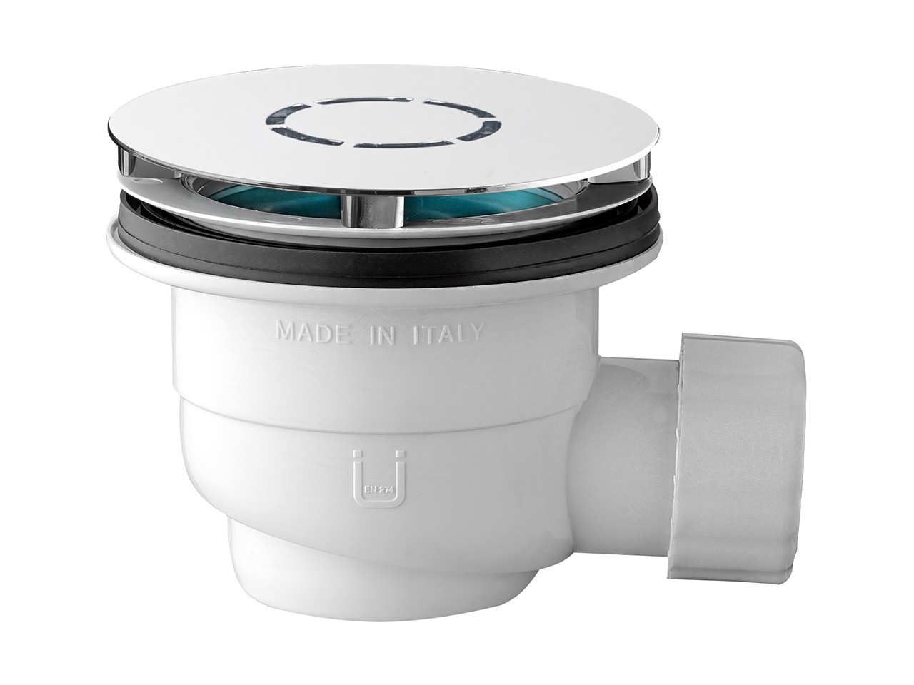 Deco' Shower Waste Ø90 Metal Cap Chrome Without Bended Pipe ...