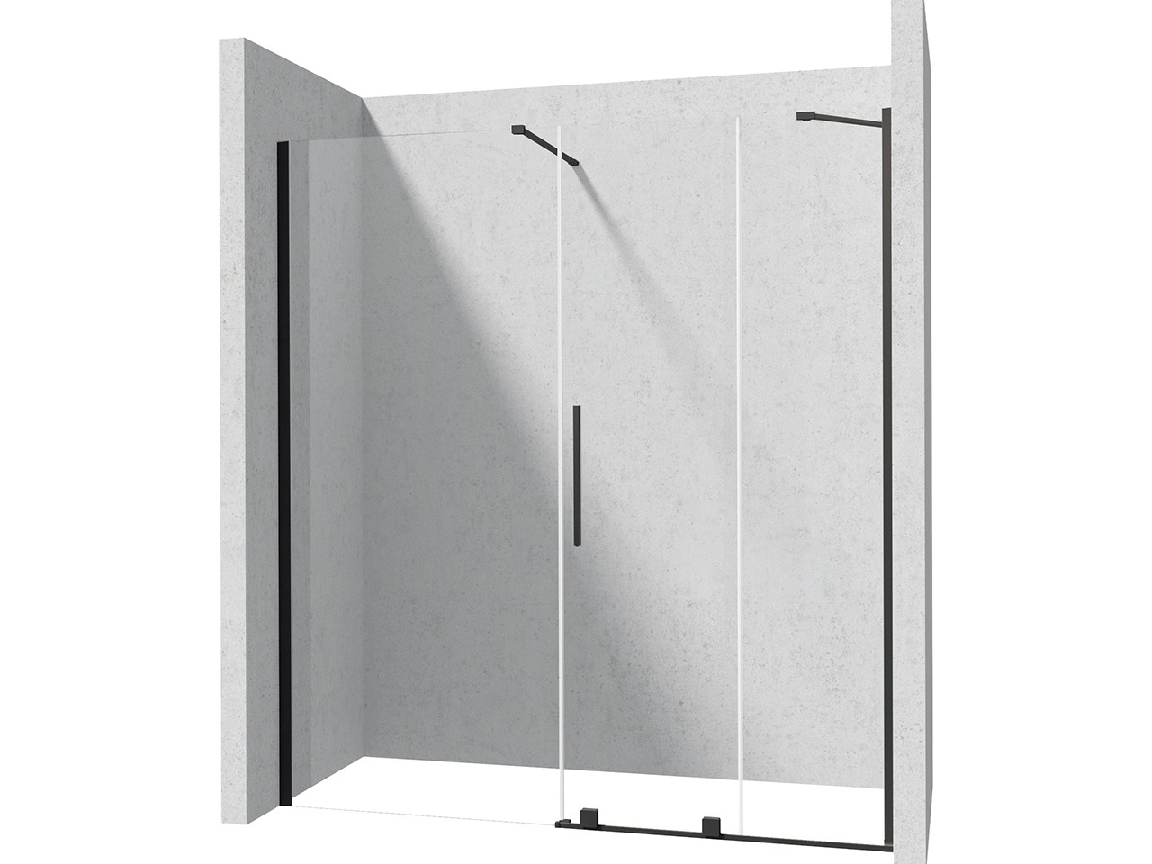 Porta in Nicchia Scorrevole Prizma, Lato Fisso in Linea cm 200 H195 ...