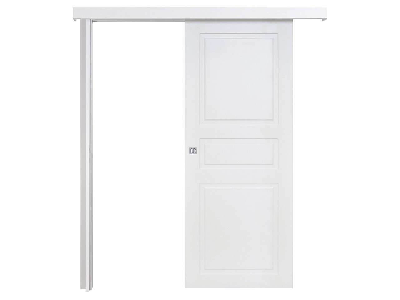 Porta Scorrevole Esterno Muro Classic 90xH210 cm Laccata Bianca ...