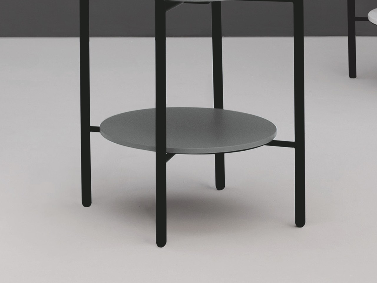 Kracklite Shelf Lacquered Wood Matt Grey - Iperceramica