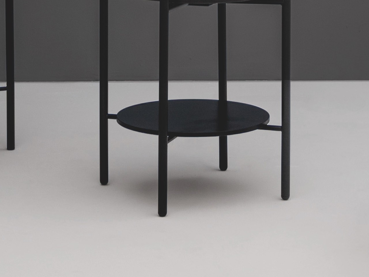 Kracklite Shelf Stainless Steel Matt Black - Iperceramica-mt