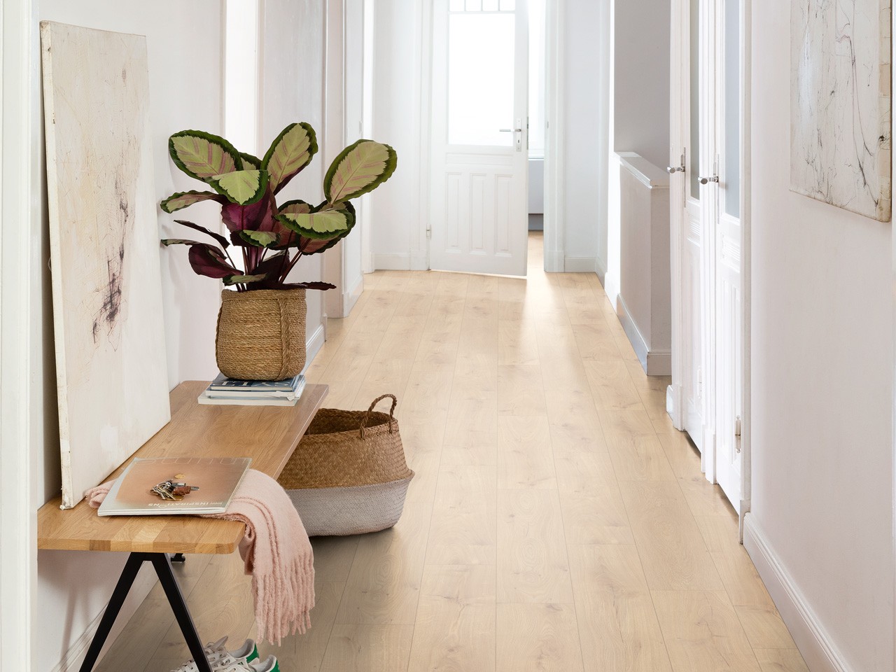 Pavimento Laminato Water Resistant Rovere Firenze Chiaro AC4 - Iperceramica