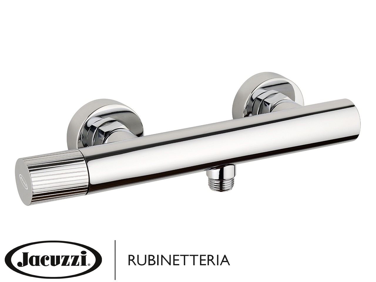 Mitigeur externe douche Jacuzzi® Giulia en acier inox chrome - Iperceramica