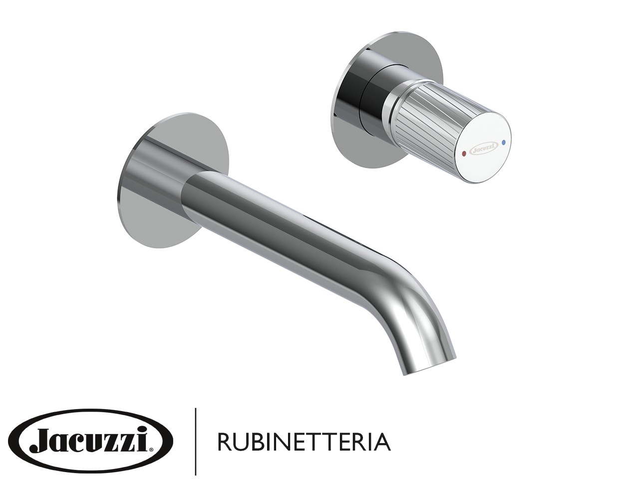 JACUZZI® GIULIA RECESSED WALL-MOUNTED STAINLESS STEEL BASIN MIXER ...