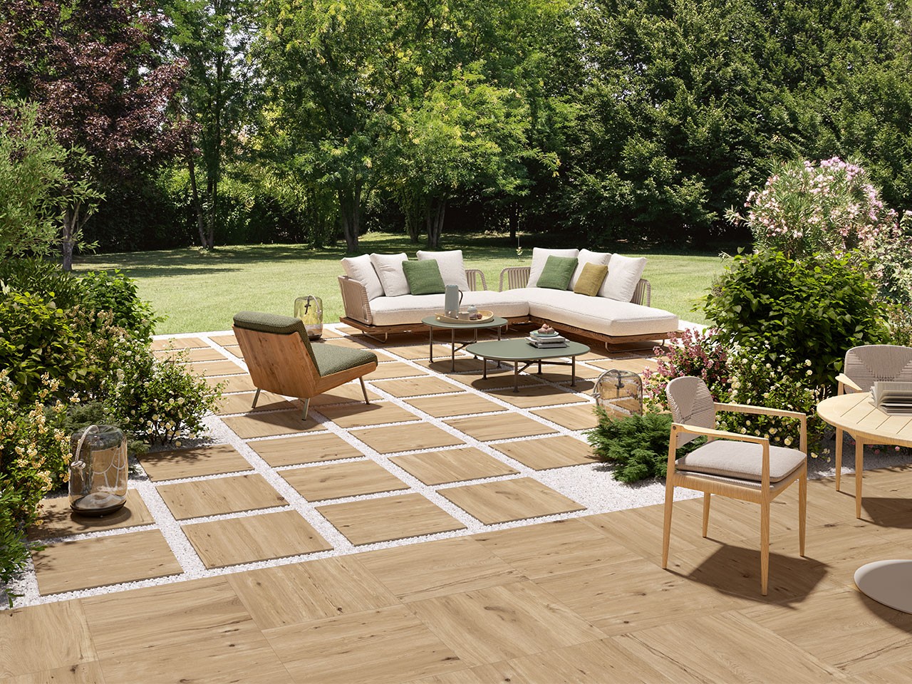 Piastrella Ekowood 2 Honey XOUT 60x60 Gres Esterni Spessore 20 mm ...