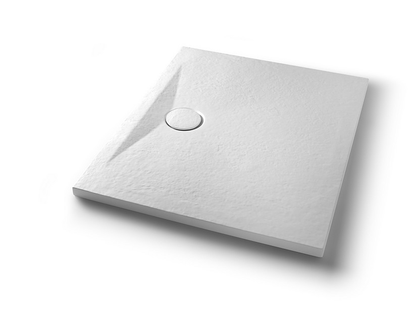 Piatto Doccia Appia Rettangolare 100x80 in Ceramica Effetto Pietra ...