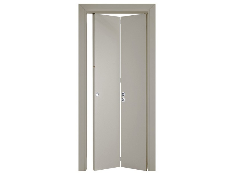 Porta Pieghevole Open 90XH210 cm Ghiaia Apertura a Destra - Iperceramica