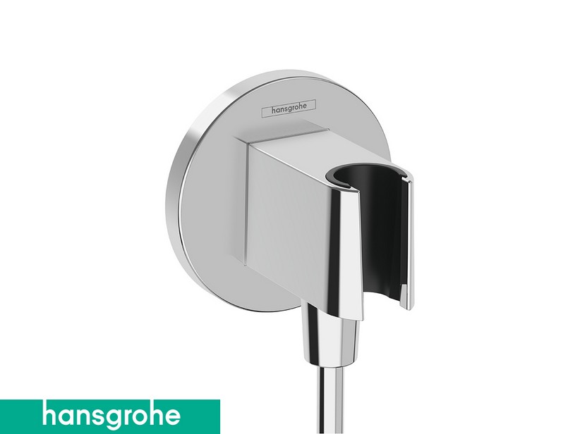Presa Acqua Duplex Hansgrohe® FixFit S con Supporto per Doccetta Cromo ...